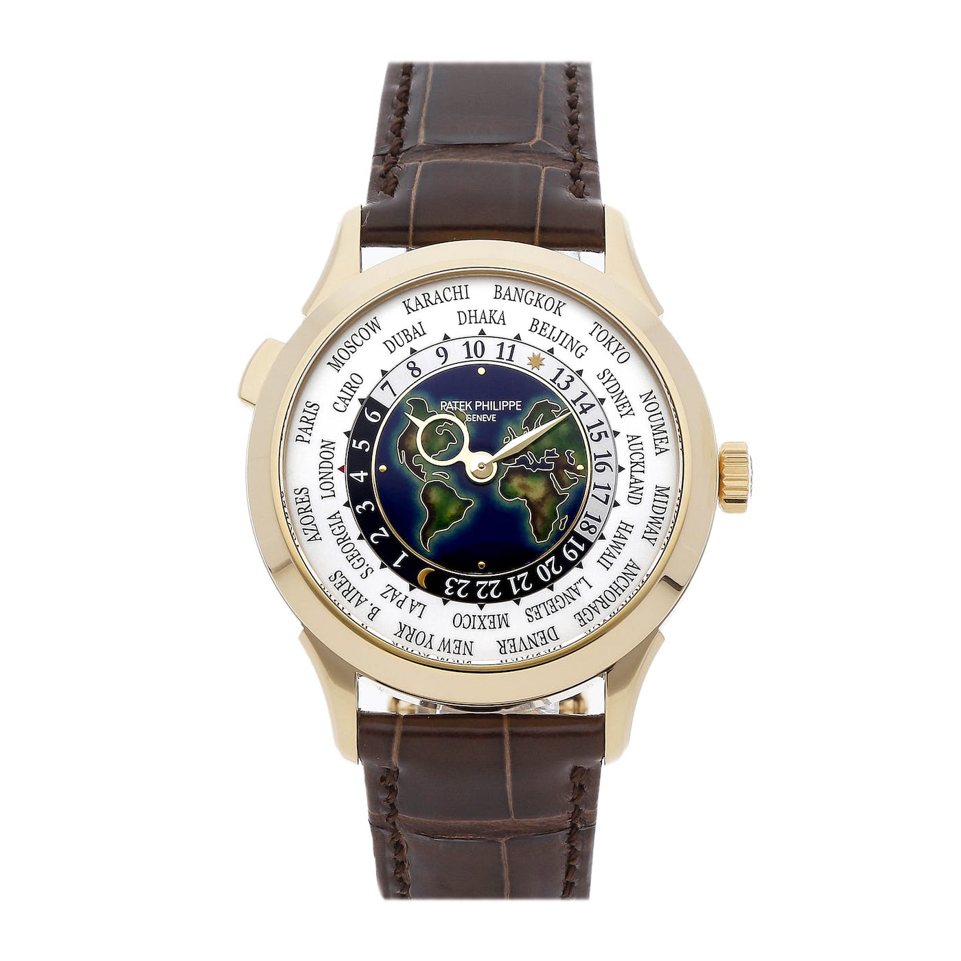 Patek Philippe Complications World Timer GMT White Dial 5231J – Clock ...