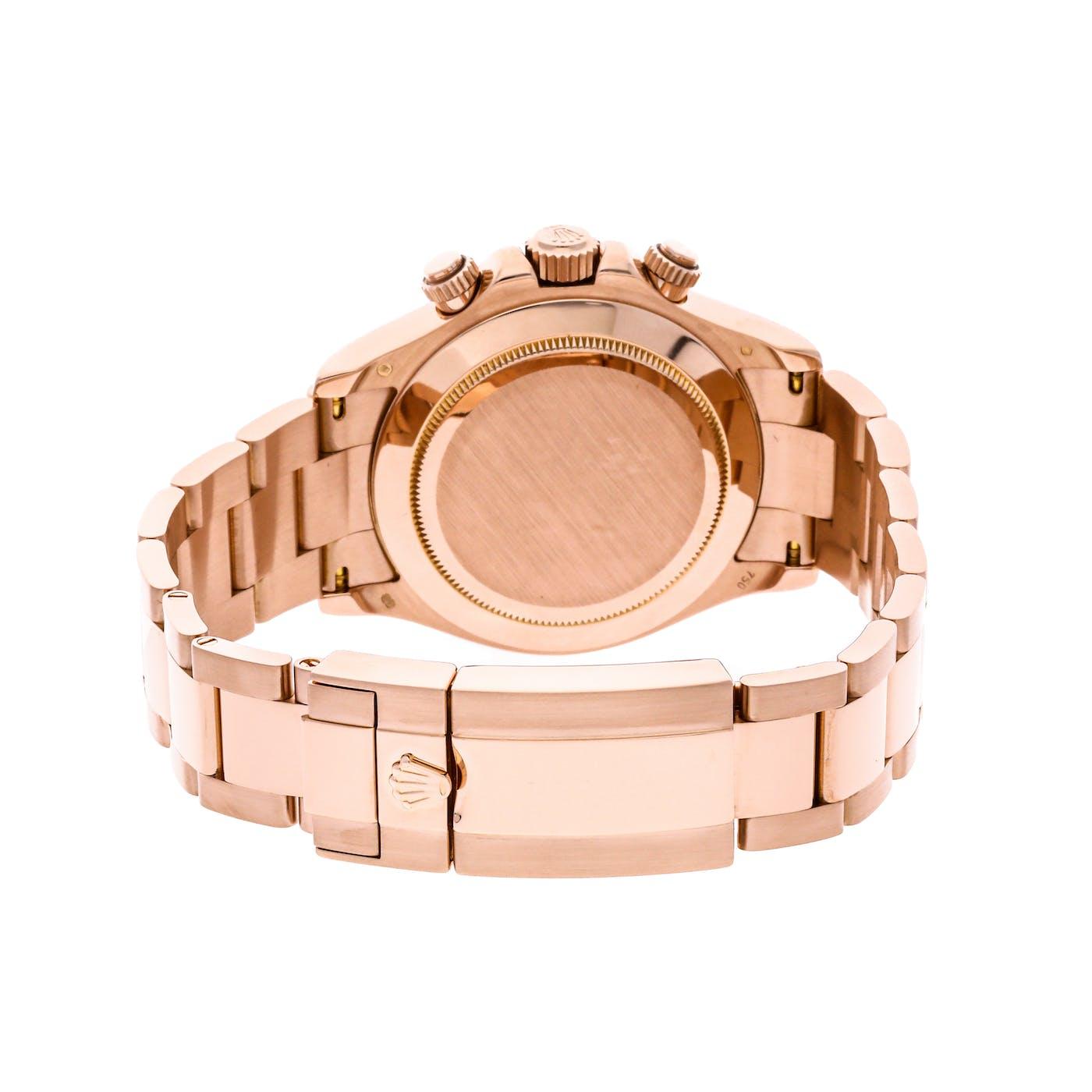 Rolex Rose Gold Daytona Black Dial | Daytona Rolex Rose Gold – Clock ...